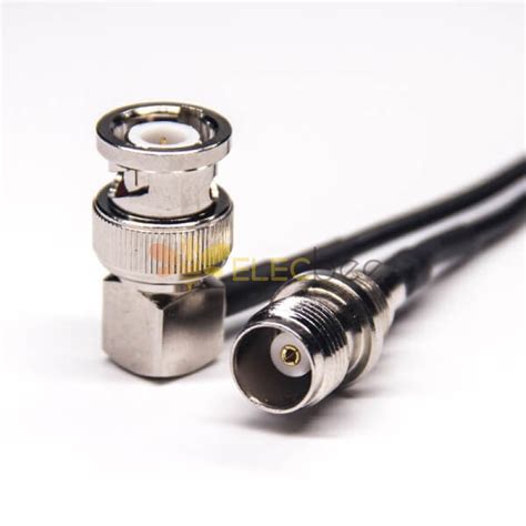 Bnc Cable Assembly Right Angled Bnc Male To Tnc Female Straight For