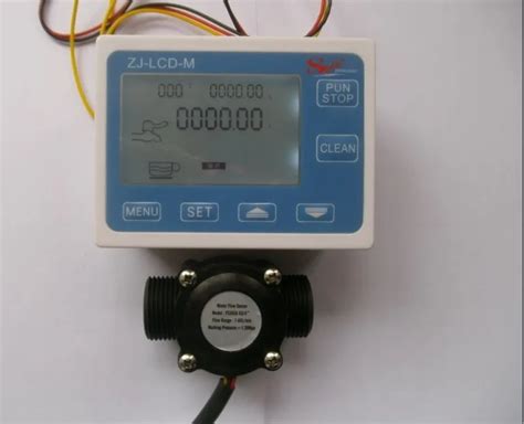 Hall Effect G Flow Water Sensor Meter Digital LCD Display Control In Flow Meters From Tools