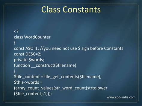 ppt oops concepts in php powerpoint presentation free download id 7139504