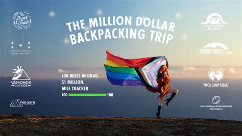 Fundraiser For By Pattie Gonia The 1m Dollar Backpacking Trip