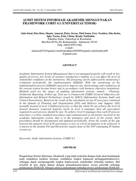 Jurnal Kelompok 1 Pdf Business Information Technology