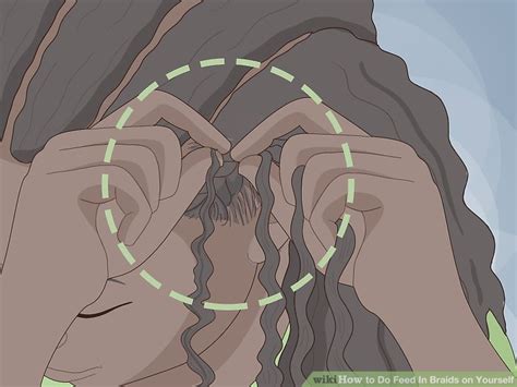 Simple Ways To Do Feed In Braids On Yourself With Pictures