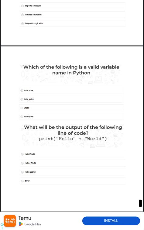 Which Of The Following Is A Valid Variable StudyX