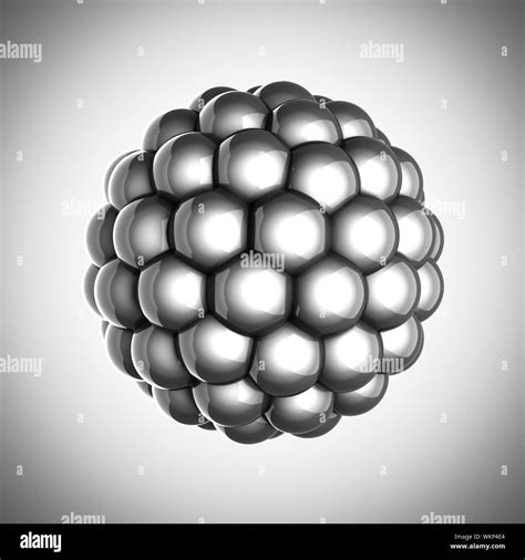 A Single Atom Scientific Illustration Stock Photo Alamy