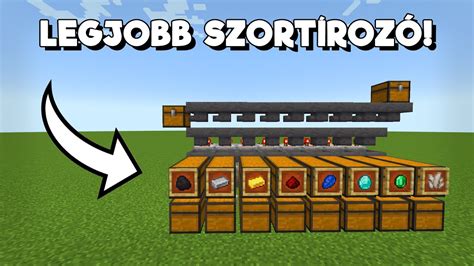 legjobb szortírozó minecraft tutorial magyarul 1 20 1 java youtube