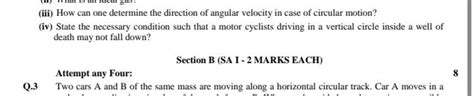 Iii How Can One Determine The Direction Of Angular Velocity In Case Of