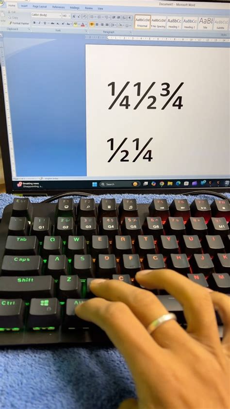 Dysa Typing Computer 💻 Shortcut Key For Half Quarter Symbol Reels Réel Reel Reelsinstagram