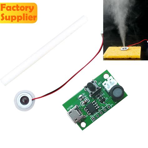 Diy Usb 110khz Ultrasonic Mist Maker Atomizing Fogger Ceramic Humidifier Module Shopee Malaysia