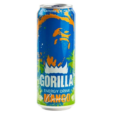 Энергетический напиток Gorilla Манго Кокос 0 45 литра ж б 24 шт в уп