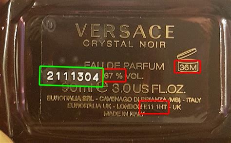 Versace Batch Code Decoder Check Cosmetics Production Date