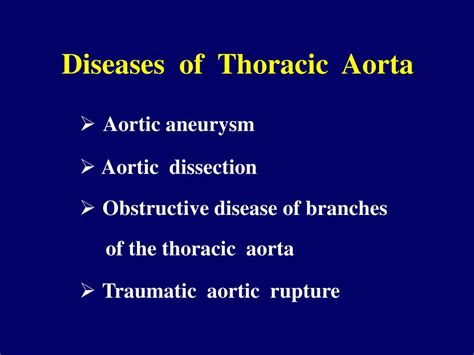 Ppt Diseases Of The Aorta Powerpoint Presentation Free Download Id