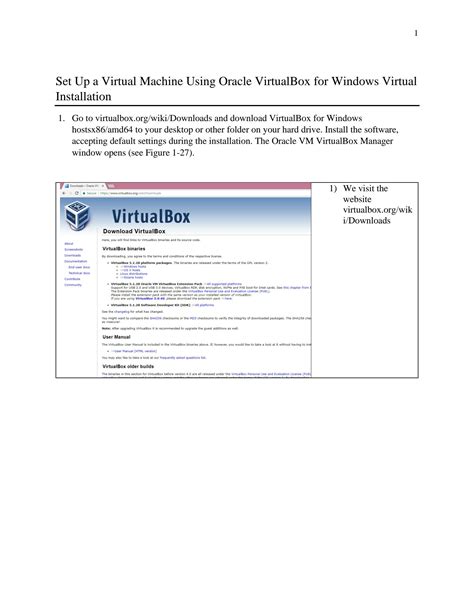 Solution Set Up A Virtual Machine Using Oracle Virtualbox For Windows Virtual Installation