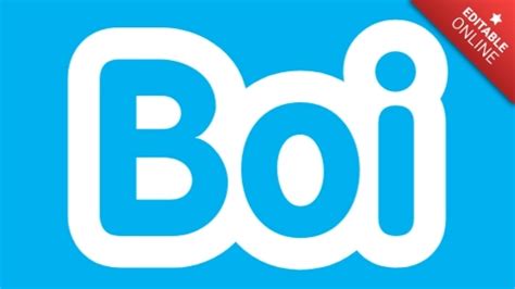 Boi Skype Logo Text Effect Generator