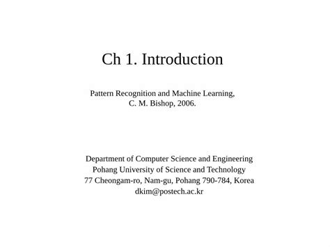 Pdf Ch 1 Introductionimlab Postech Ac Kr Dkim Class Csed514 2019s