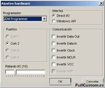 Programador JDM TE Para PIC Y EEPROMs Por Puerto Serie Fullcustom Es