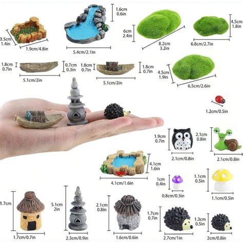 Ensemble De 55 Accessoires De Jardin Zen Kit Darticles De Plateau De Méditation Zen Miniature