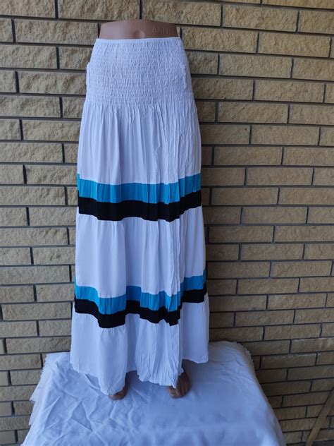 Юбка Летняя в Пол Коттоновая Большого Размера Брендовая Taha Etek Турция — Купить Недорого на