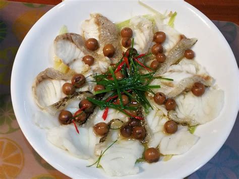 破布子（樹籽）清蒸龍膽石斑魚片 By 爆肝夫人 愛料理