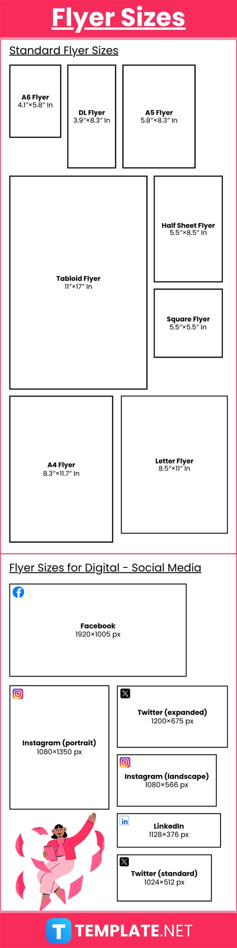 Flyer Size Dimension Inches Mm Cms Pixel