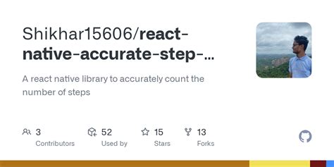 Github Shikhar React Native Accurate Step Counter A React Native Library To Accurately
