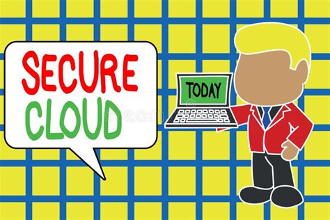 Text Sign Showing Secure Cloud Conceptual Photo Protect The Stored