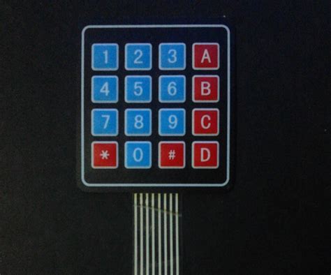 4x4 Keypad Input Display Through Oled 3 Steps Instructables