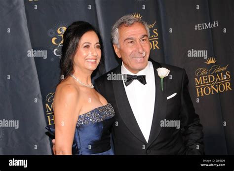 Catherine Farahi And John Farahi Attend The 35th Anniversary Ellis