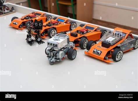 Craft For Robotics Class Robot Car Made From Lego Construction Kits And Motors Development Of