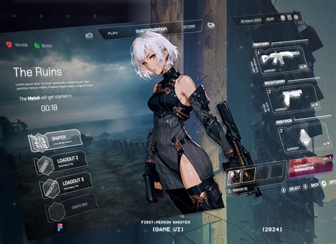 FPS Game UI Behance