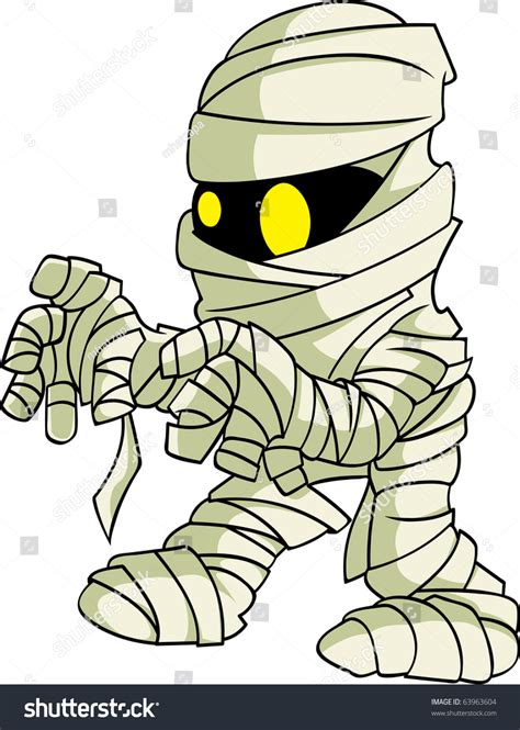 Cute Mummy Stock Vector Illustration 63963604 Shutterstock