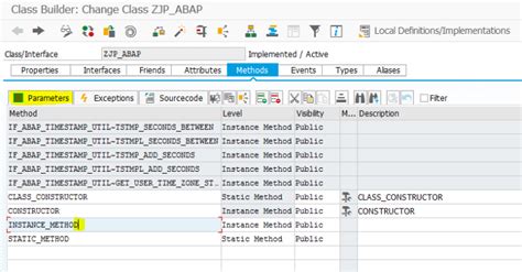 Object Oriented Abap 5 Creating Global Class In Sapgui Editor