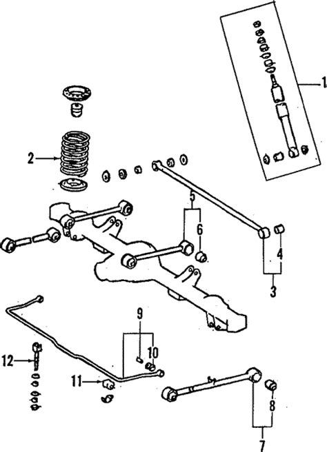 Rear Suspension For 1996 Toyota 4runner Conicelli Toyota