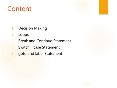 C Programming Control Structure Pptx Programming Languages Computing