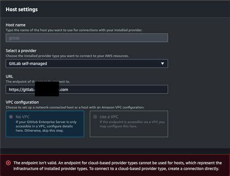 Adding Gitlab Self Managed Host To Codepipline Url Cant Begin With Eg