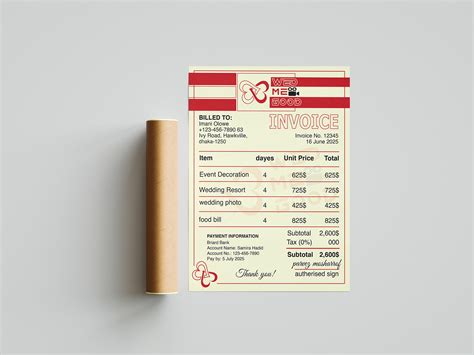 Invoice Design Behance