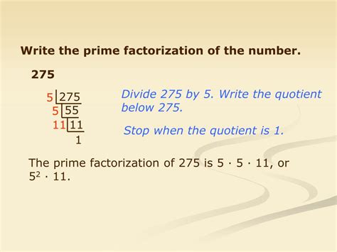 Ppt Prime Factorization Powerpoint Presentation Free Download Id 5760335