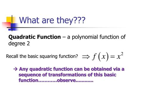 PPT Quadratic Functions And Their Graphs PowerPoint Presentation Free Download ID