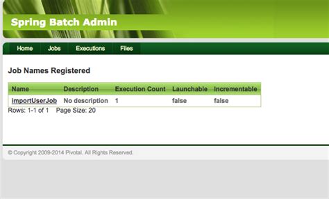 Spring Batch Admin Ui Not Showing Jobs That Are Be Configured Stack