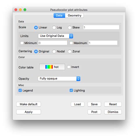 3 2 9 Pseudocolor Plot — Visit User Manual 3 1 Documentation