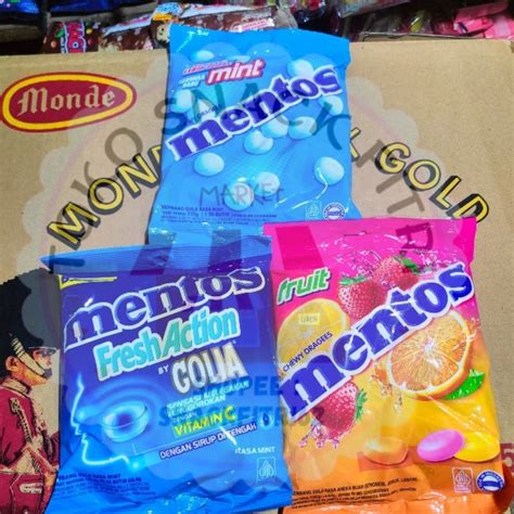 Jual Permen Mentos Mint Buah Shopee Indonesia