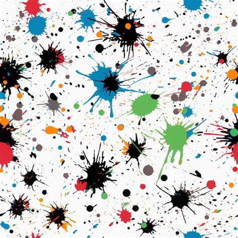 Artistic Splatters Premium Ai Generated Image