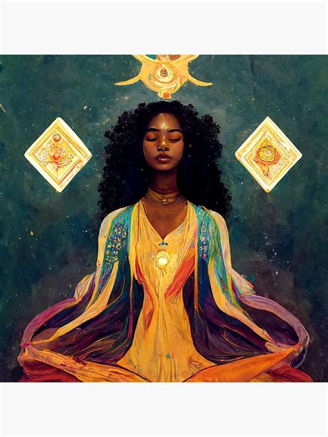 Black Spirituality Sticker For Sale By Deepsymbolism Black Women