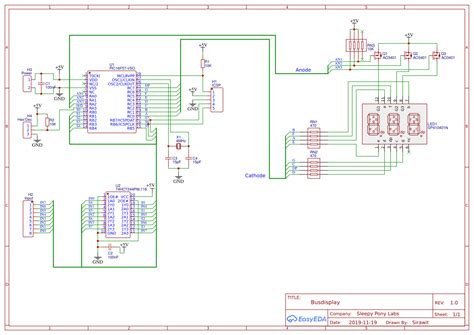 Bit Display EasyEDA Open Source Hardware Lab
