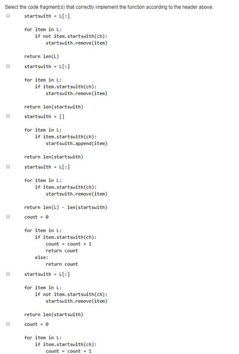 Solved Multiple Choice Question Consider This Function