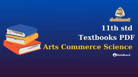 11th Std Art Commerce Science Textbooks Pdf Download Maharashtra Board Stateboard