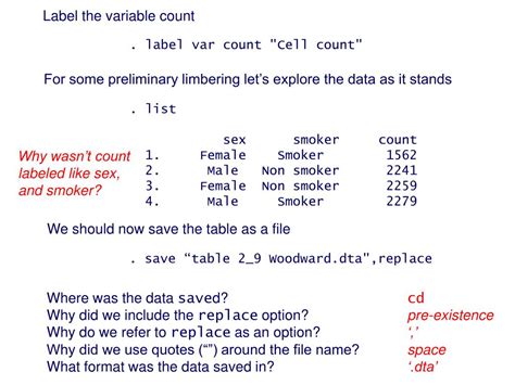 PPT STATA Lab EP Learning By Doing Session Exploring Data PowerPoint Presentation