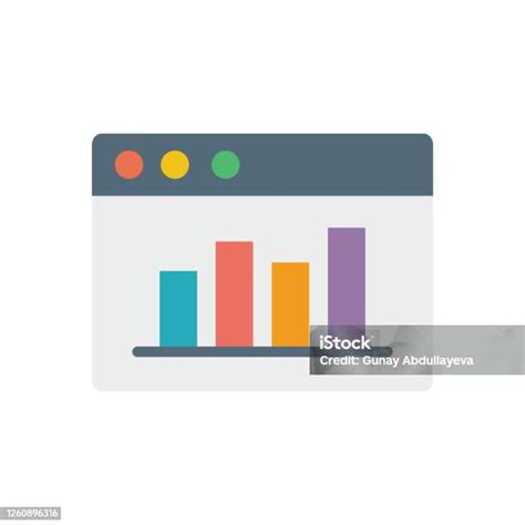 브라우저 웹 사이트 차트 아이콘 Ui 및 Ux 웹 사이트 또는 모바일 응용 프로그램에 대한 인터넷 익스플로러 아이콘의 간단한