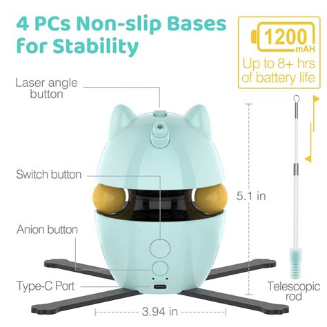 Interactive Smart Cat Toy 4 In 1 Electric Interactive Cat Toy Catnip