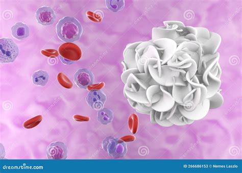 Immature Dendritic Cell Super Closeup View 3d Illustration Stock Image