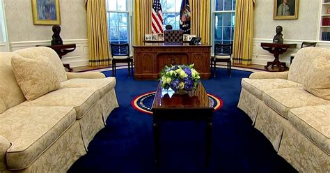 Oval Office Has A New Look Now That Biden Is President An Exclusive Look